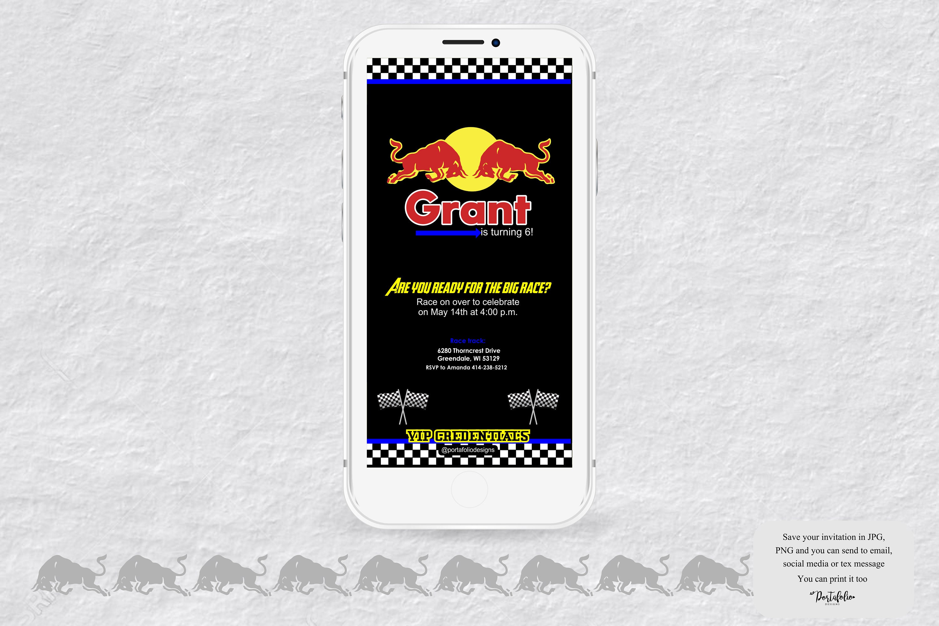 Red Bull Invitationformula 1 Invitationracing - Etsy UK
