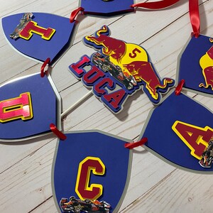 Handmade Red Bull Racing Cake Topper: Formula 1 Birthday Party - Etsy