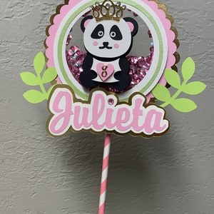 Panda Topper, Panda Cake Topper,panda Party, Panda Birthday, Panda Cake ...