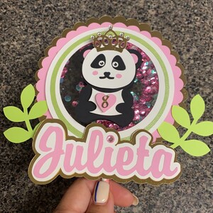 Panda Topper, Panda Cake Topper,panda Party, Panda Birthday, Panda Cake ...