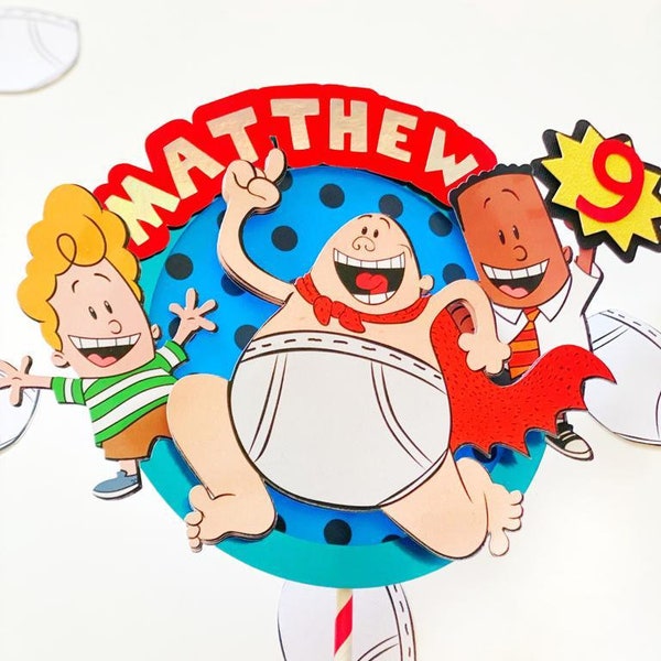 Captain Underpants Party Supplies - Etsy