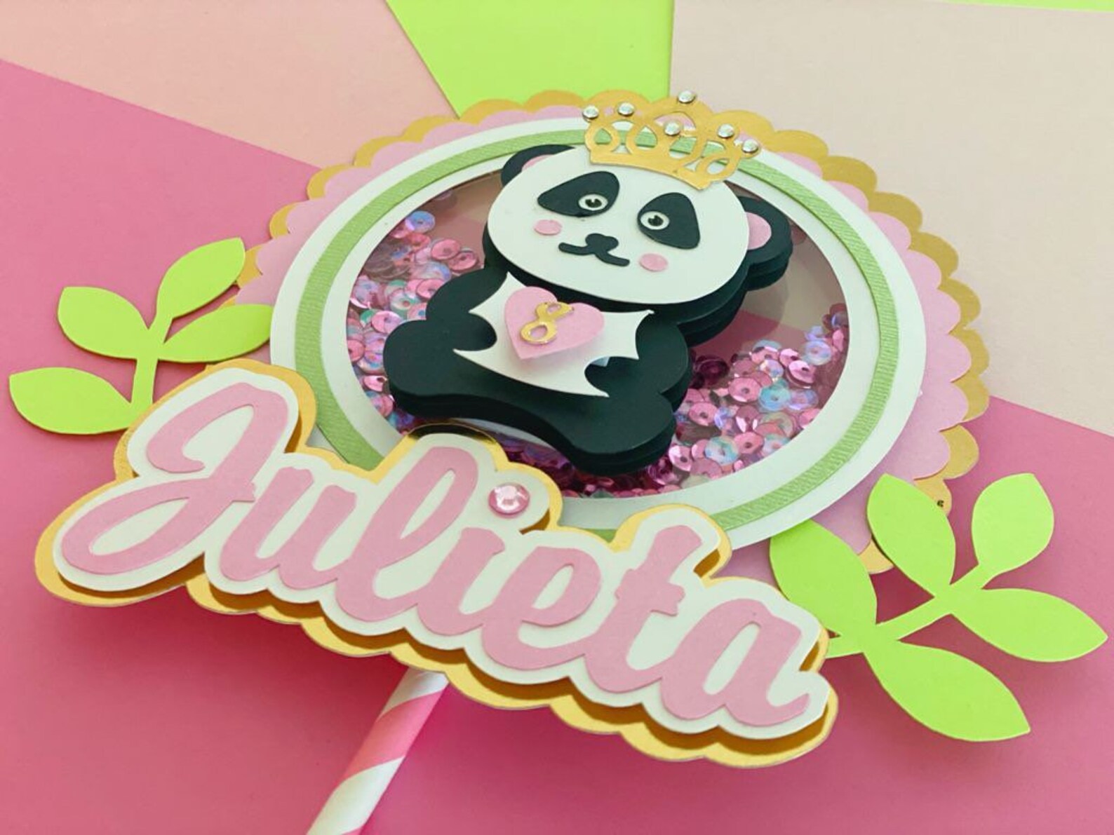 Panda Topper Panda Cake Topperpanda Party Panda Birthday | Etsy