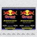 Red Bull Invitation,formula 1 Invitation,racing Invitation,luxury Cars ...