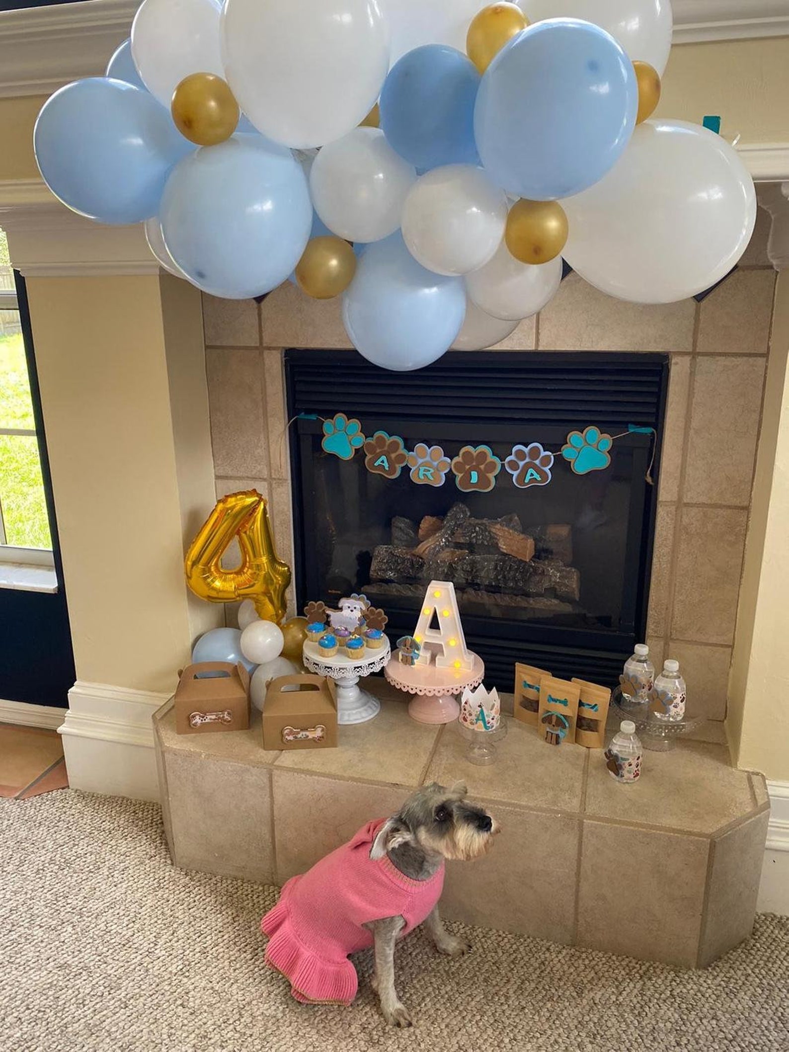 Dog banner puppy banner pet banner Dog Birthday Dog Party | Etsy