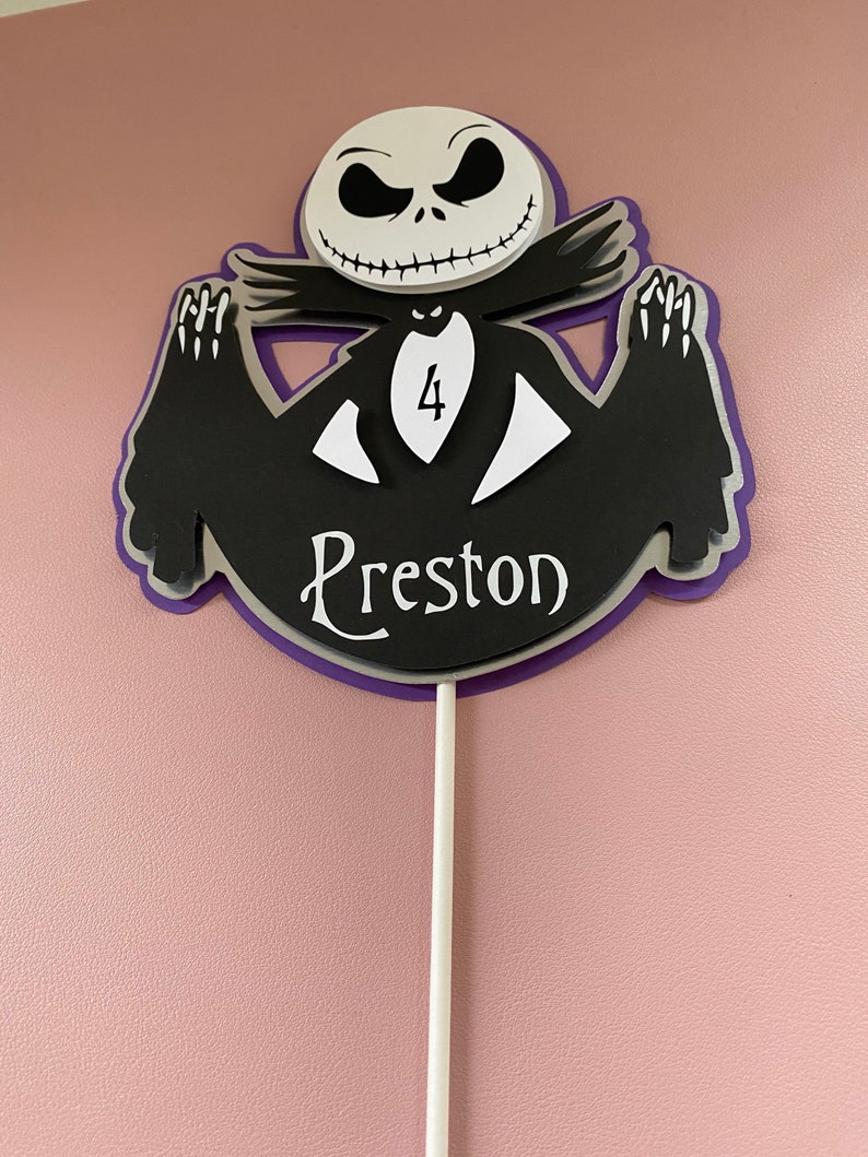 Jack Topper Sally Topper Jack Skellington Jack Cake - Etsy