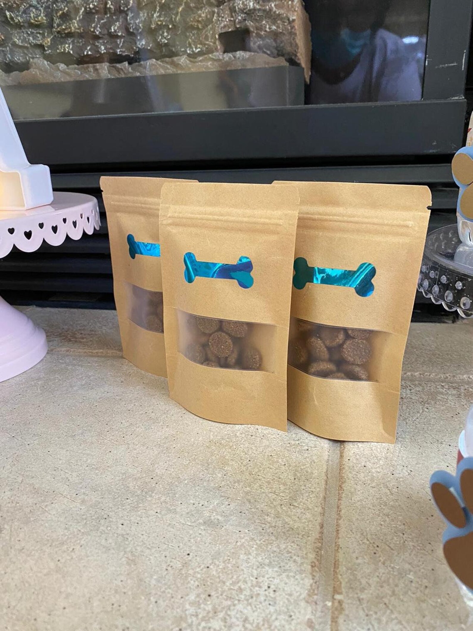 Paw Print Dog Birthday Banner, Pet Party Decor - Etsy