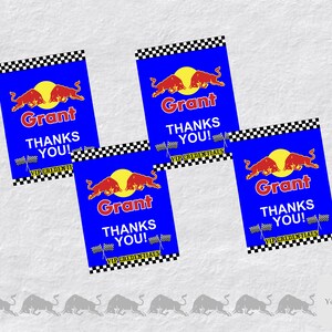 Formula 1 Birthday Invitation: Red Bull Racing Party (digital) - Etsy