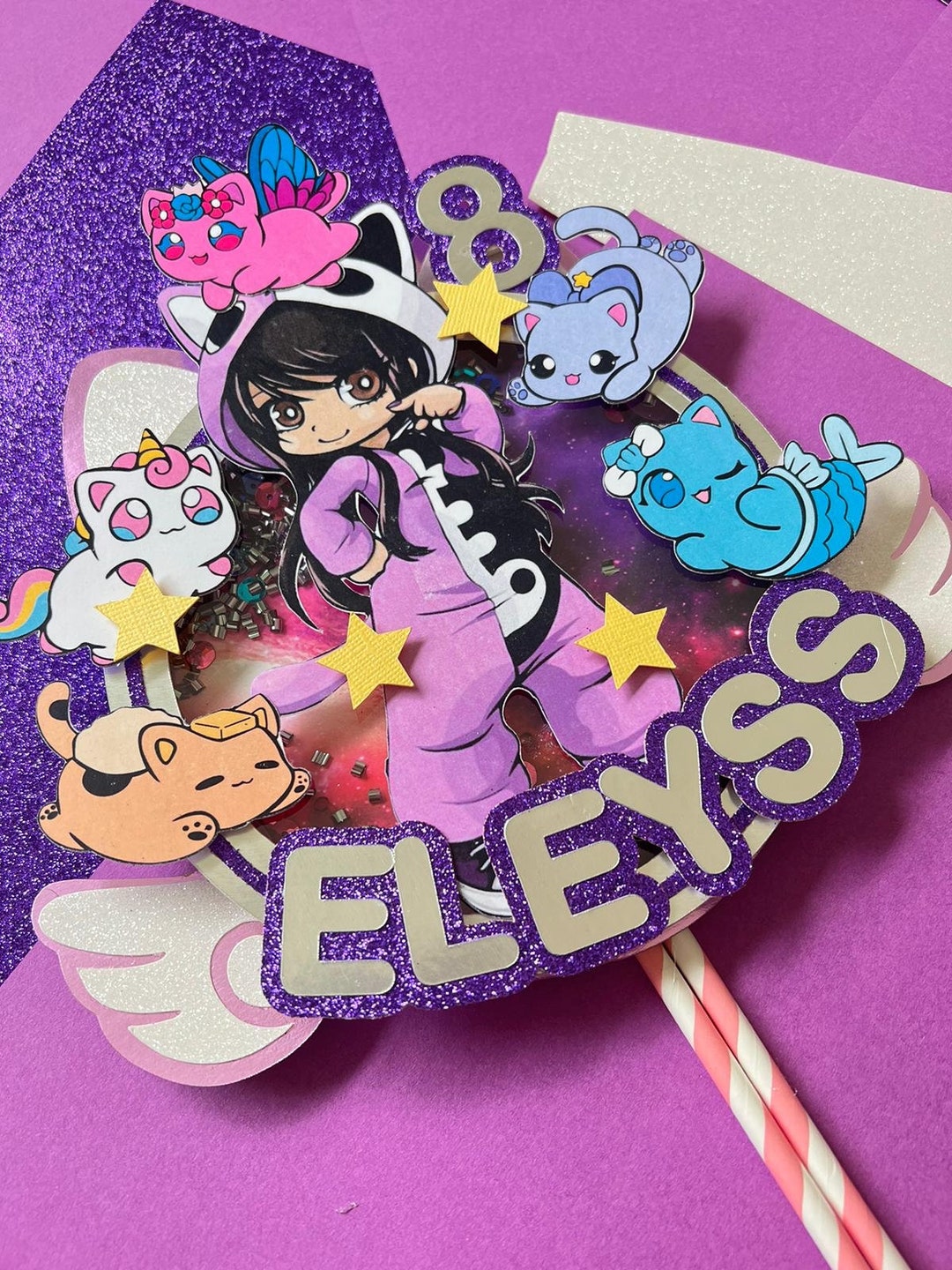 Handmade Aphmau Cake Topper: Anime Birthday Party Decor - Etsy