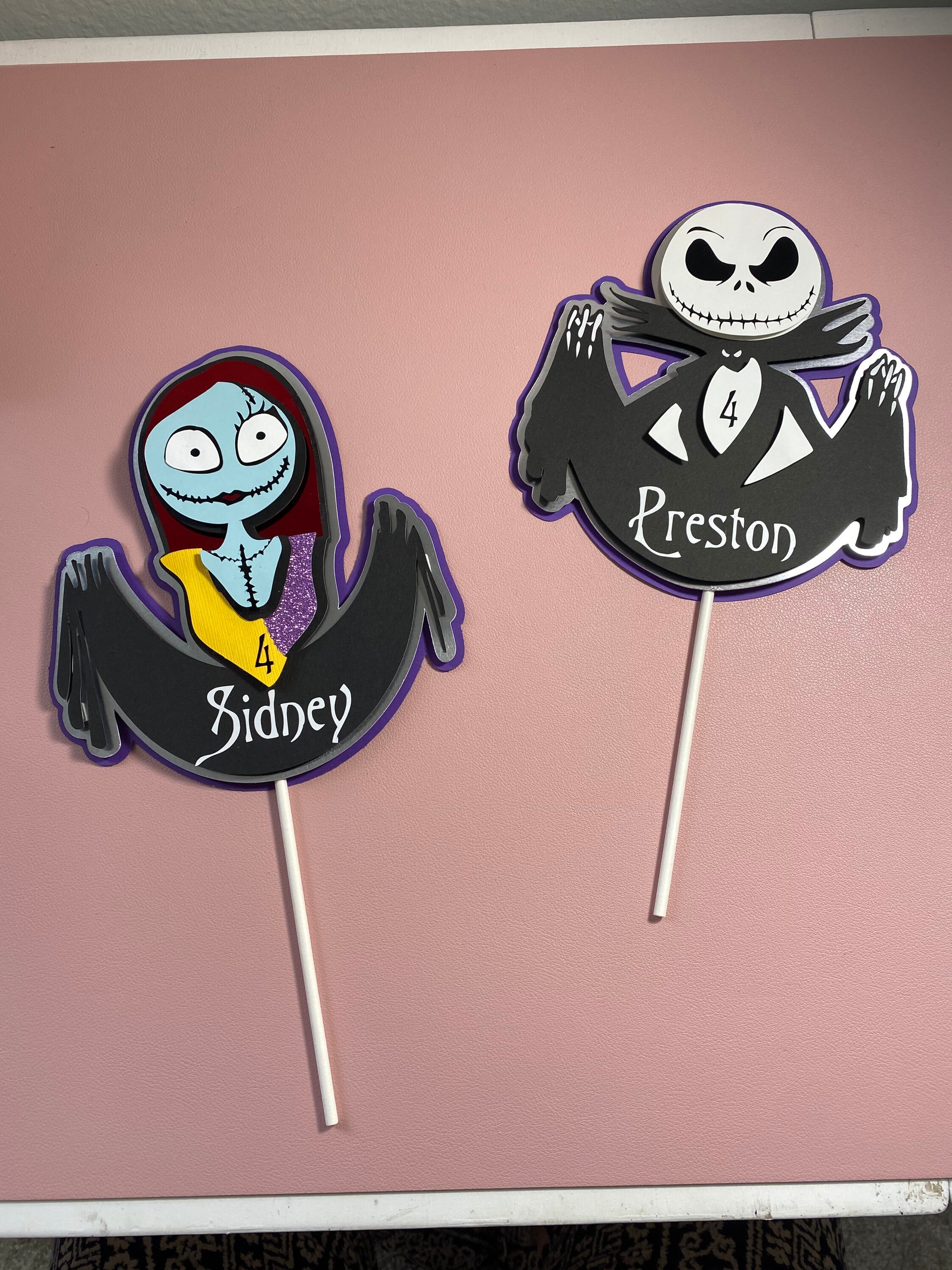 Jack Topper Sally Topper Jack Skellington Jack Cake - Etsy