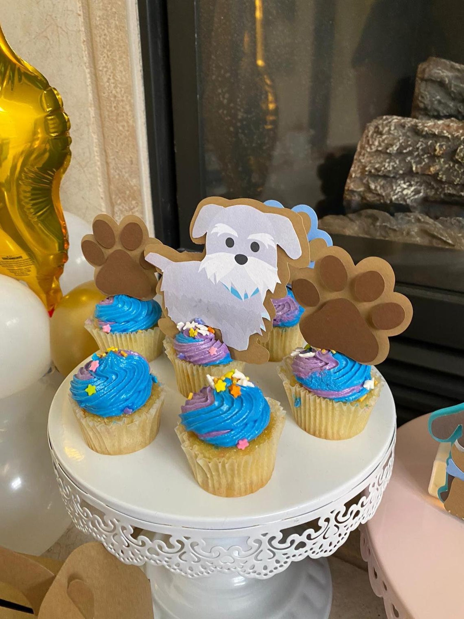 Dog banner puppy banner pet banner Dog Birthday Dog Party | Etsy