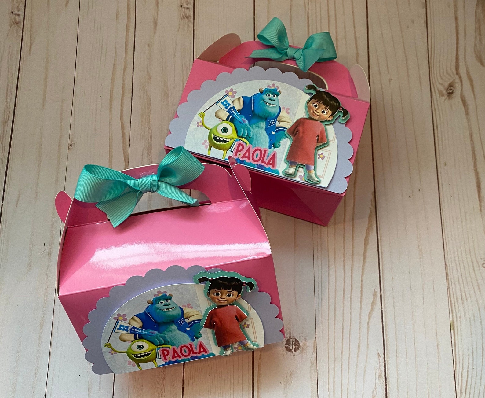 Monster Inc Favor Box Monsters Inc Boxmonsters Inc | Etsy