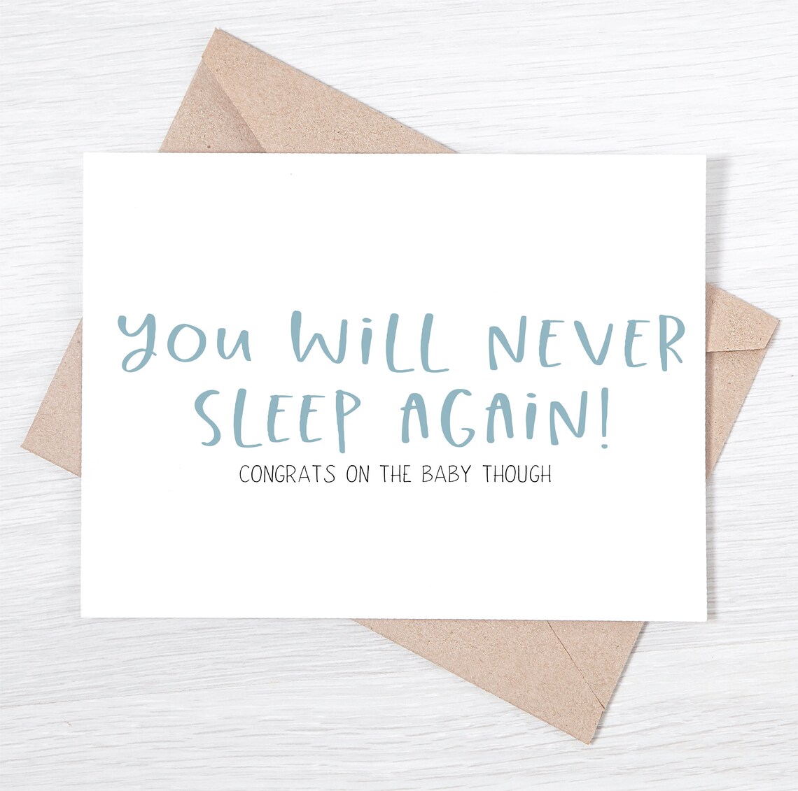 Funny Baby Congratulations Card, New Baby Card, Pregnancy ...