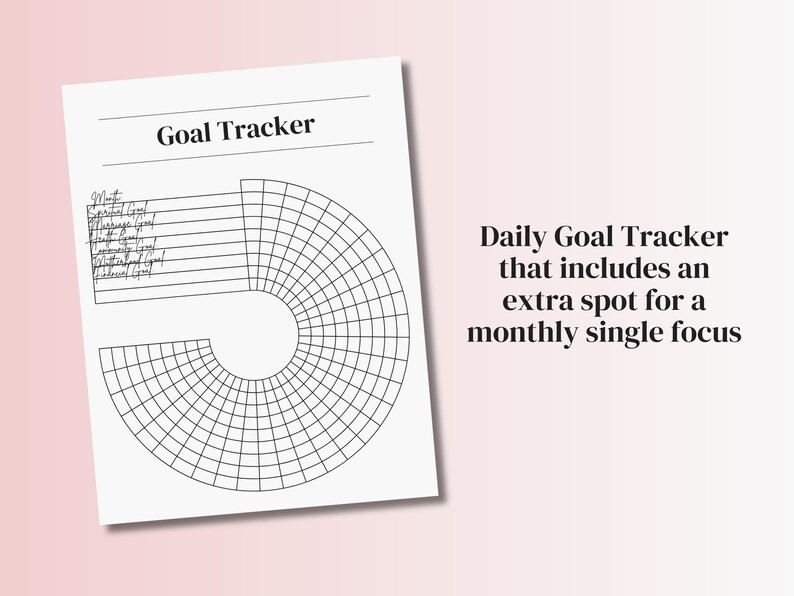 2025 Goal Setting Worksheet | SMART Goals Tracker (digital Download) - Etsy