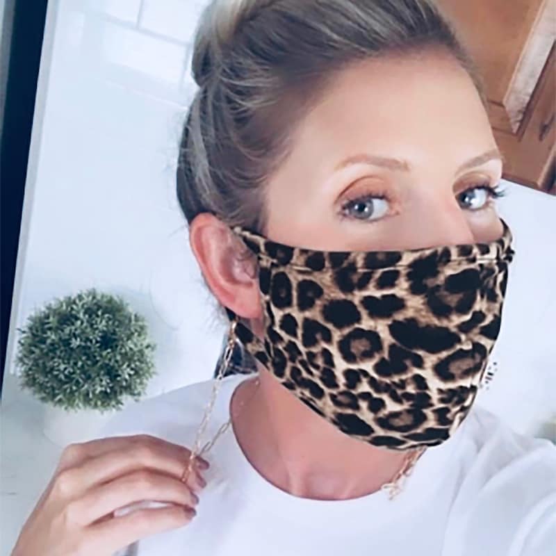Leopard Print Mask - Etsy