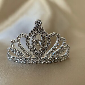 Mini Rhinestone Tiara Hair Comb Flower Girl Hear Comb Tiara - Etsy