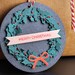 Christmas Wreath Gift Tags, Christmas Tags, Wreath Gift Tags, Handmade ...