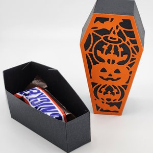 4 Halloween Coffin Treat Boxes, Halloween Coffin Candy Boxes, Coffin ...