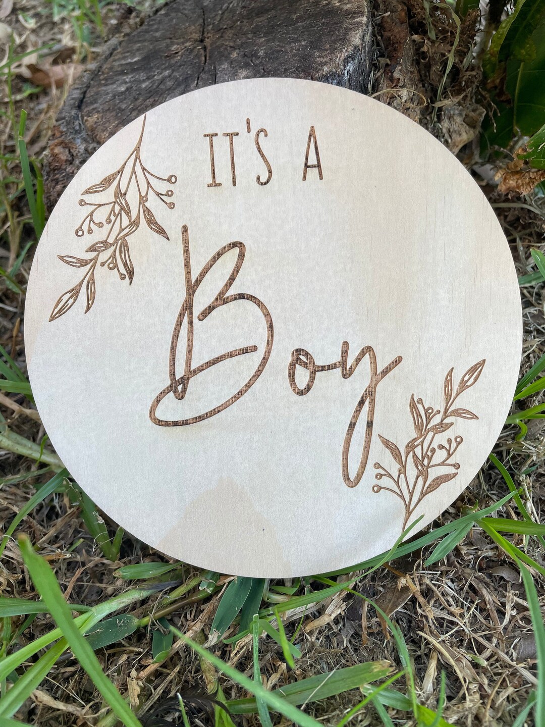 Its a Boy Birth Announcement Sign Plywood - Etsy