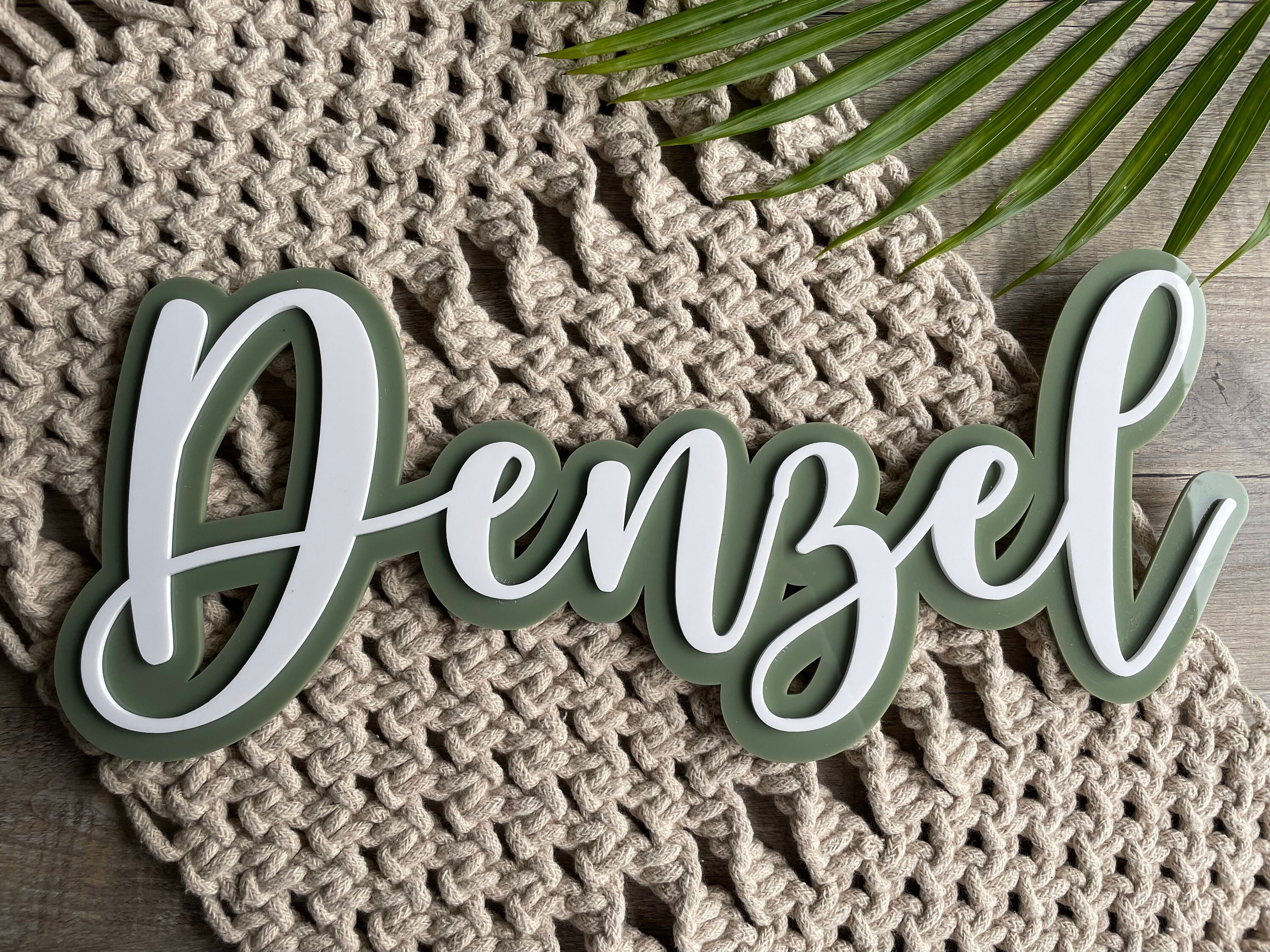 Layered Name Sign Cream Candy Kids Room Wall Decor - Etsy Australia