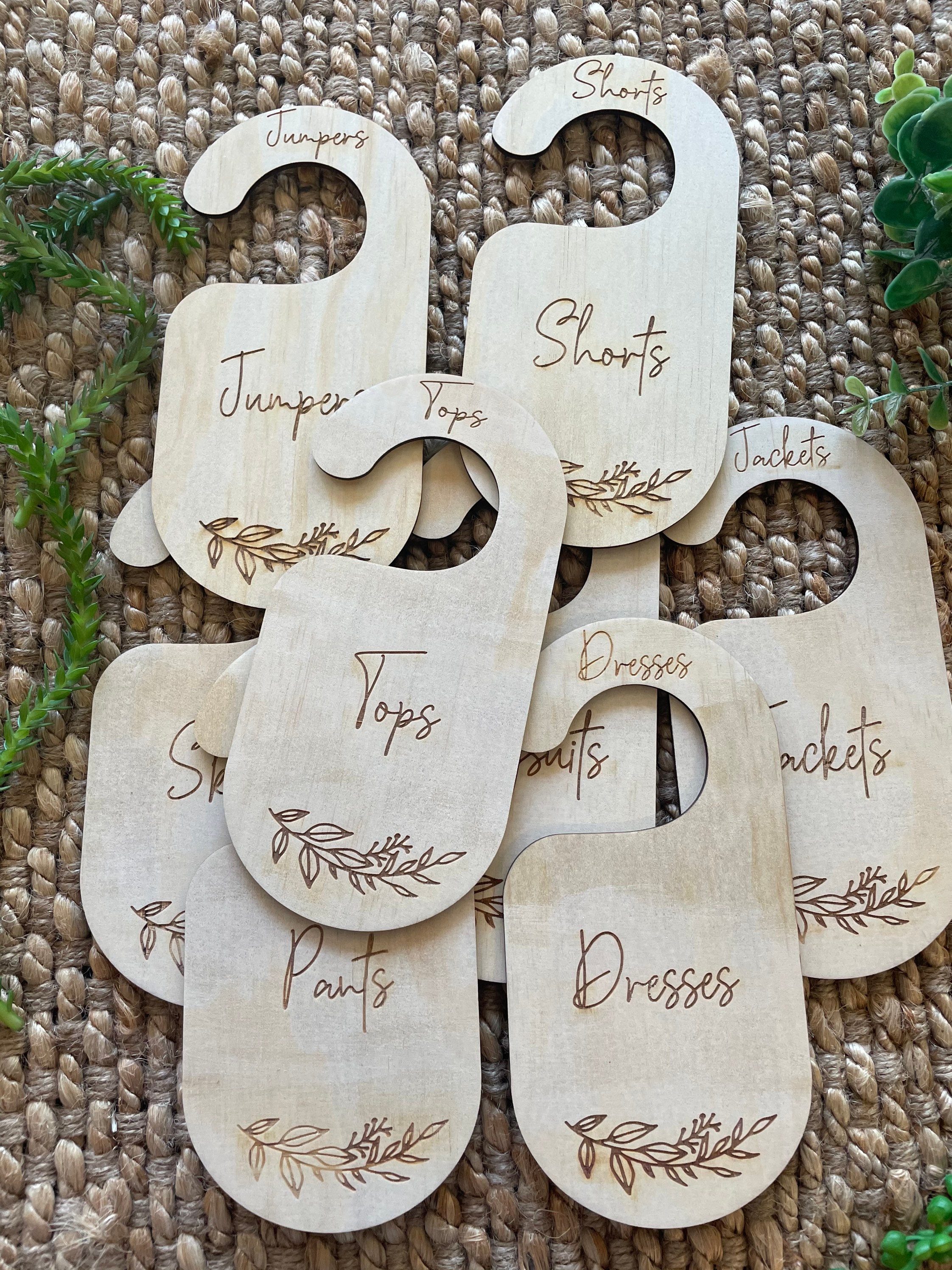 Clothes dividers plywood Set of 8 | Etsy