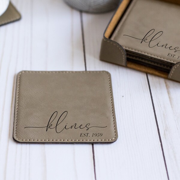 Modern Coasters - Etsy