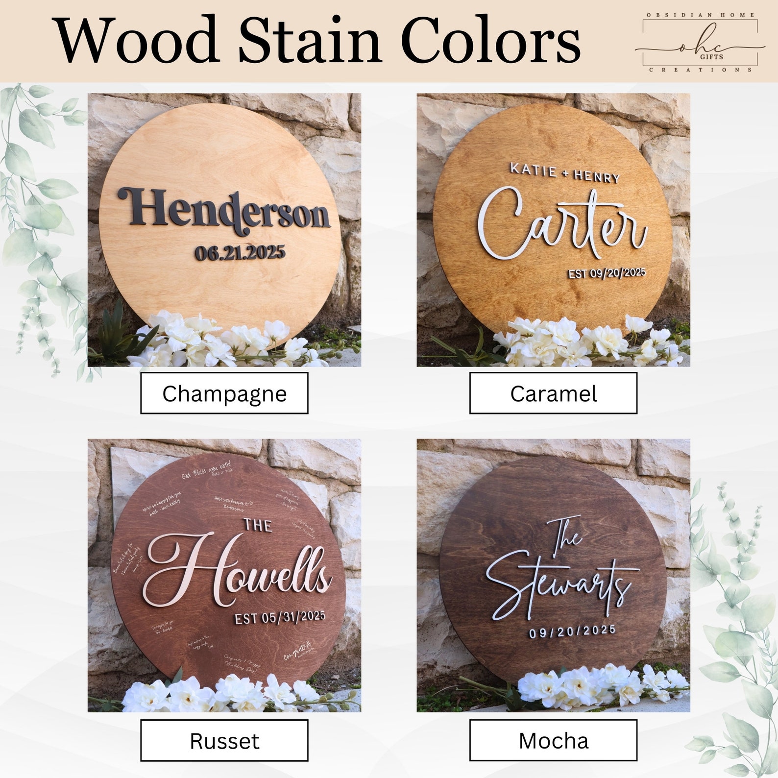 Wedding Welcome Sign, Personalized Welcome Wedding Sign With Names ...