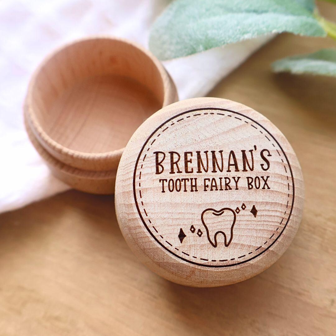 Tooth Fairy Box, Baby Tooth Keepsake Box, Personalized Tooth Fairy Box ...