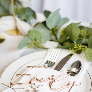 LARGE Custom Name Place Setting Names for Wedding Party, Formal Dinner ...