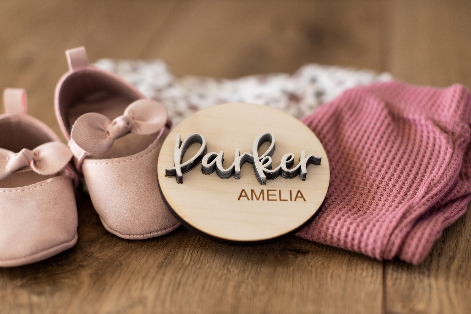 3D Hospital Baby Name Sign Personalized Birth Announcement | Etsy