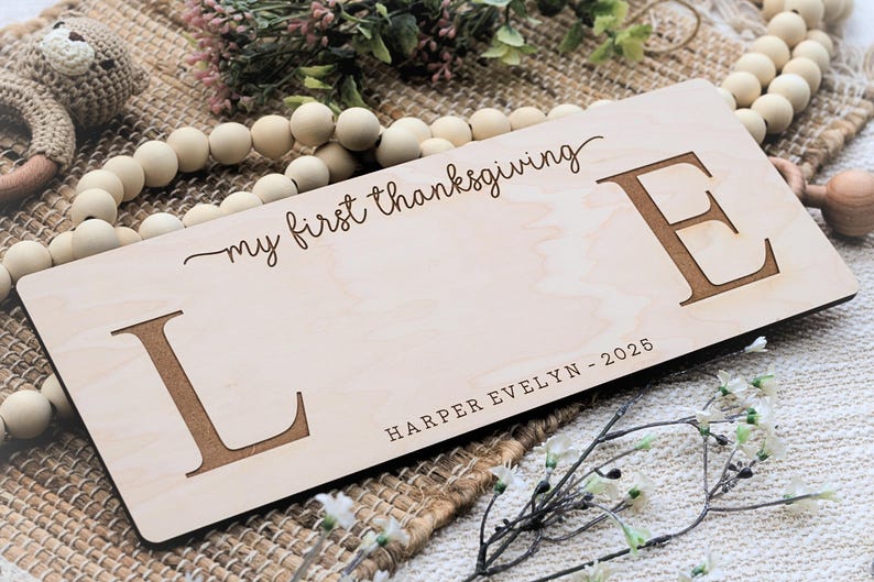 First Thanksgiving Keepsake, Thanksgiving Handprint, Baby's First ...