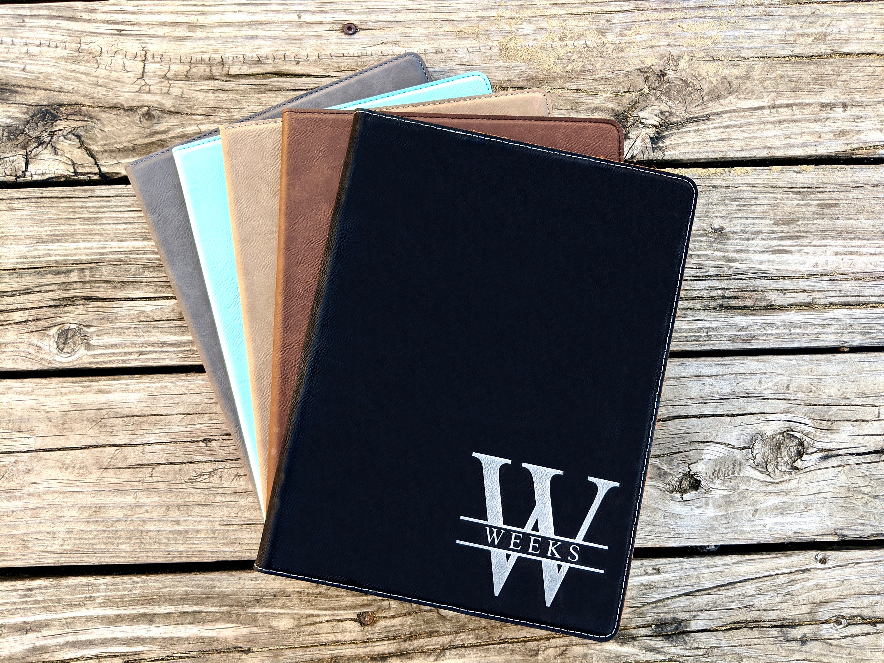 Personalized Portfolio With Notepad. Business Portfolio. | Etsy