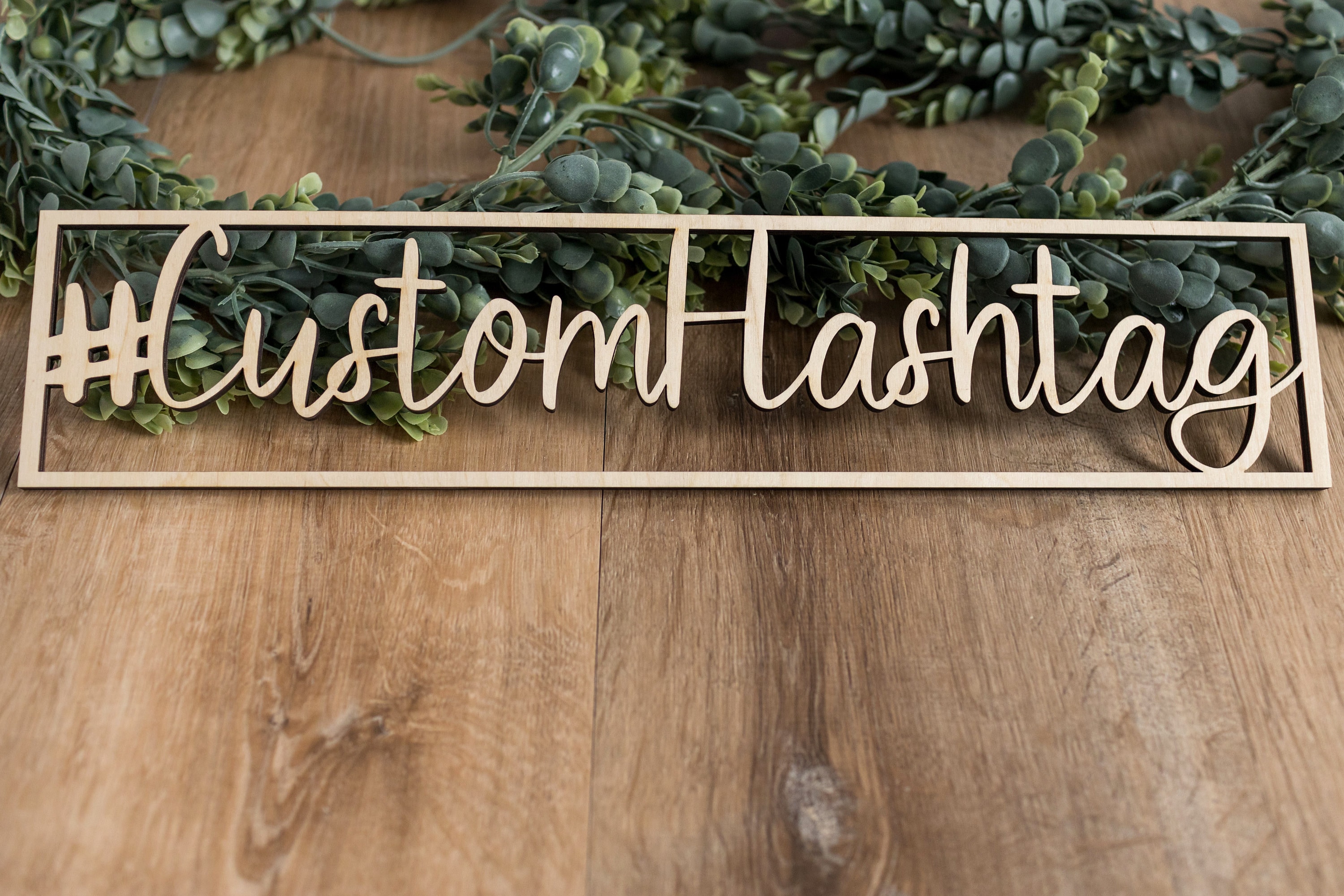Wedding Hashtag Sign, Laser Cut Wedding Sign, Hashtag Sign, Wood ...