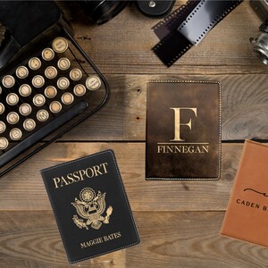 Personalized Passport Case, Groomsmen Gift, Personalized Passport ...