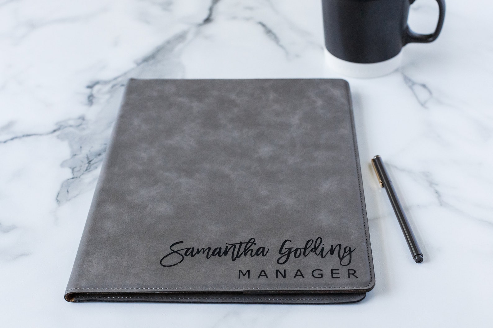 Personalized Portfolio With Notepad Business Portfolio - Etsy