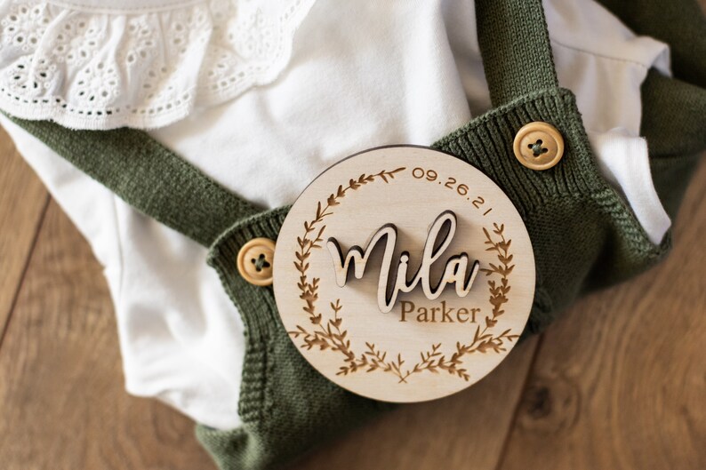 3D Hospital Baby Name Sign Personalized Birth Announcement | Etsy