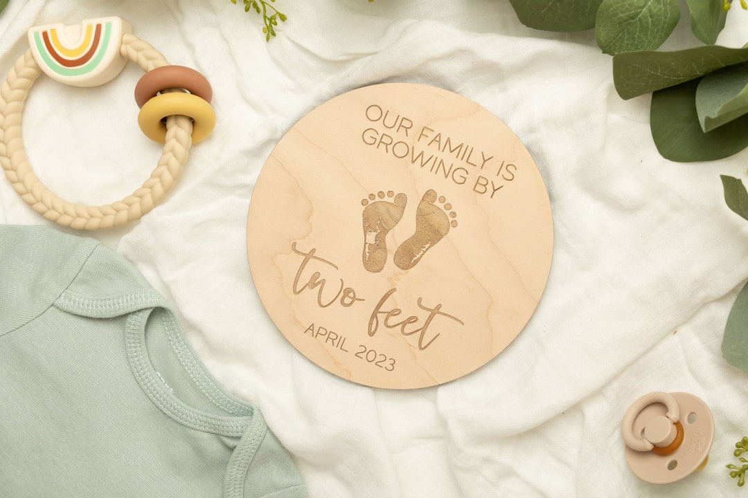 Pregnancy Announcement Sign. Due Date Sign, We're Expecting Sign, Baby ...