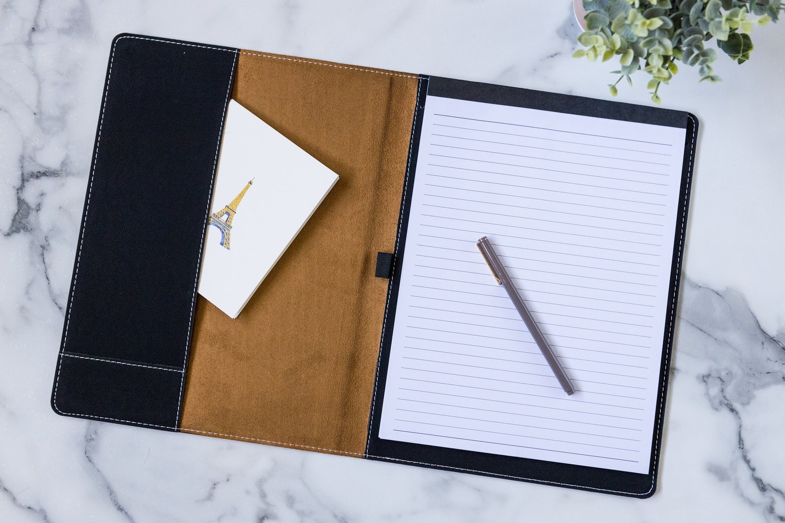 Personalized Portfolio With Notepad Business Portfolio - Etsy