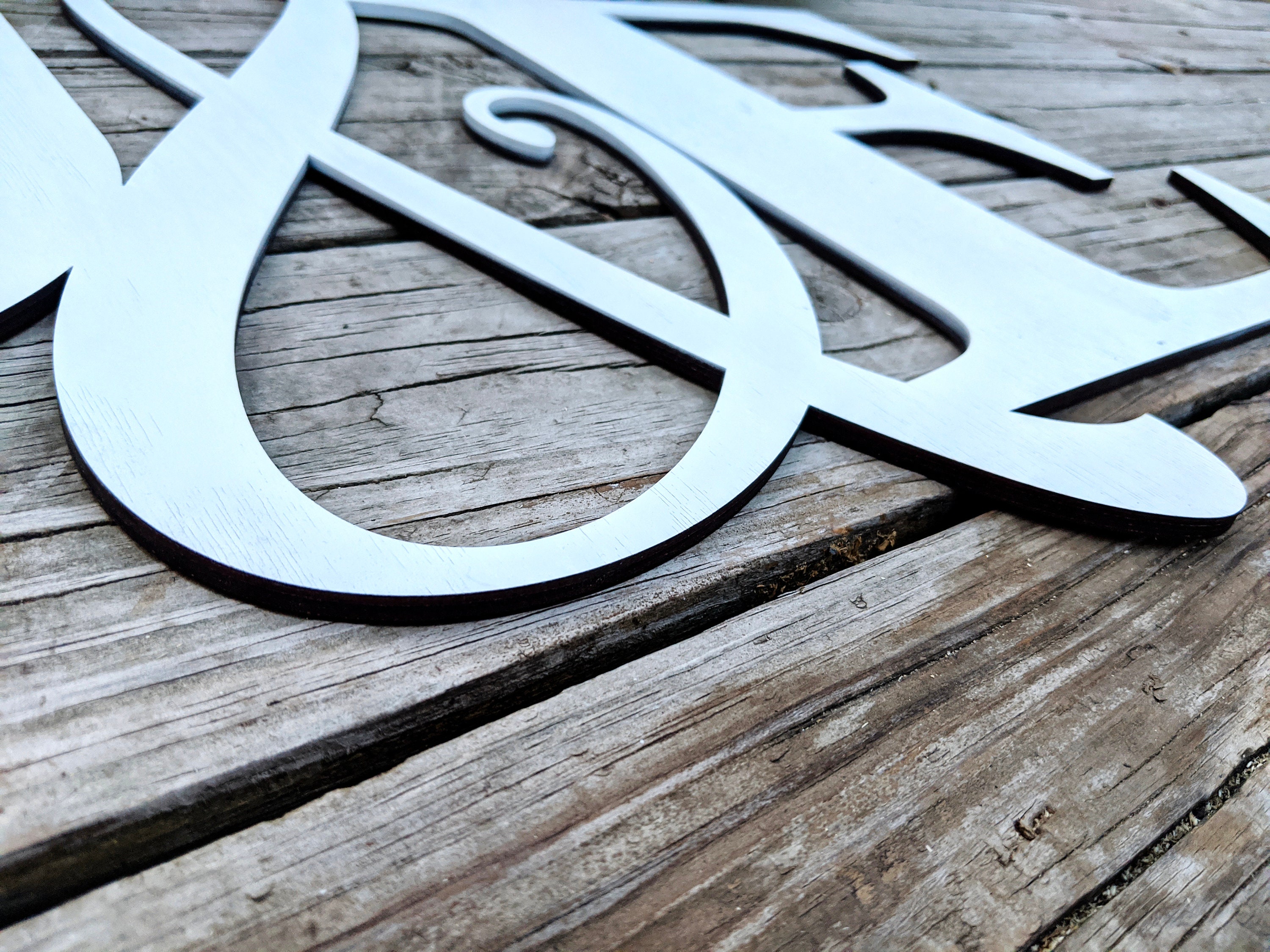 Large Initials Monogram Sign Personalized Wedding Backdrop | Etsy