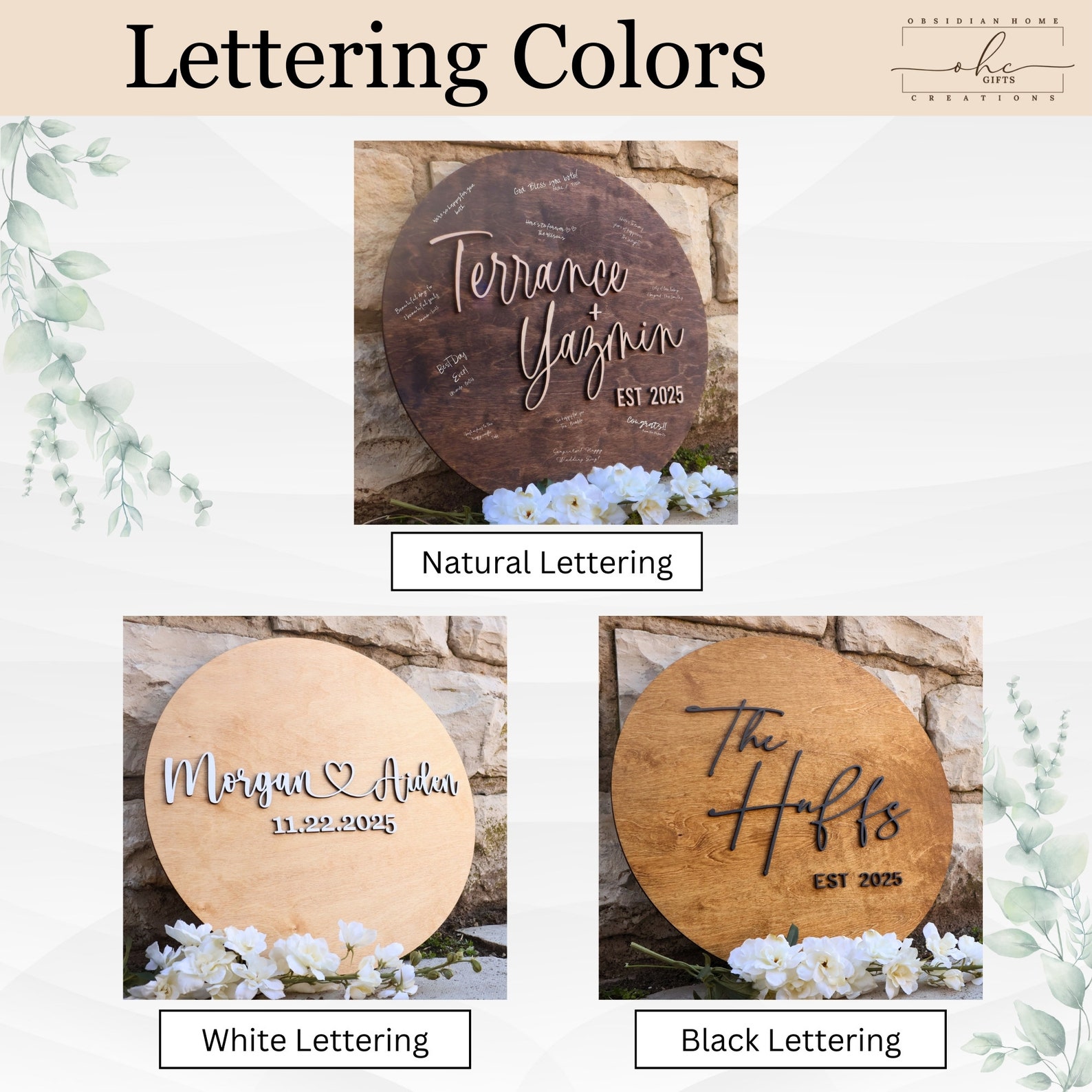 Wedding Welcome Sign, Personalized Welcome Wedding Sign With Names ...