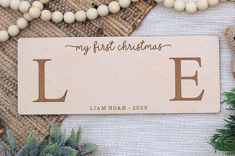 Baby First Christmas Keepsake, Christmas Footprints Infant, DIY ...