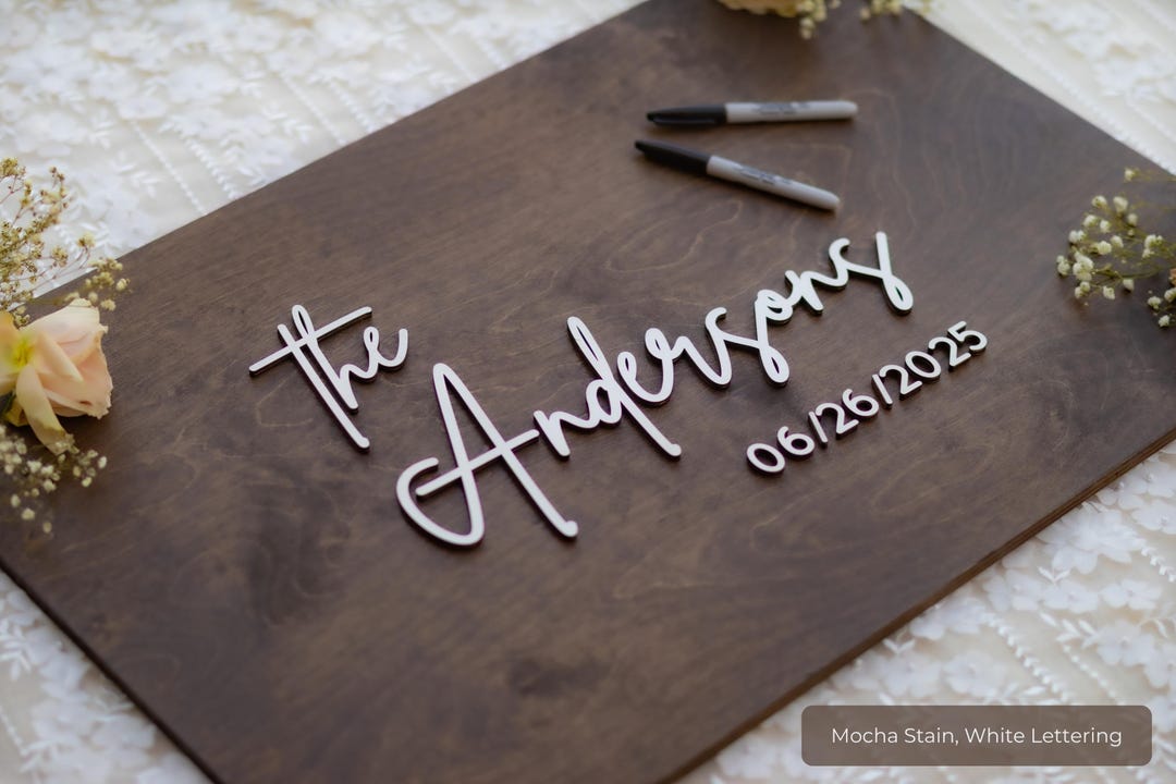 Wedding Signing Boards, Rustic Wedding Guestbook Sign, Wedding Guest ...