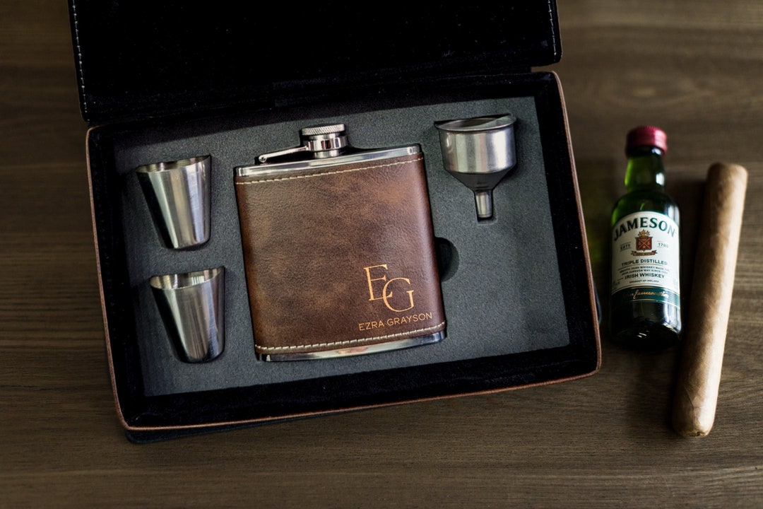 Groomsmen Proposal, Groomsmen Gift, Flask Gift Set, Custom Groomsmen ...