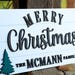 Christmas Sign, Merry Christmas Sign, Last Name Holiday Sign, Pallet ...