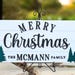 Christmas Sign, Merry Christmas Sign, Last Name Holiday Sign, Pallet ...