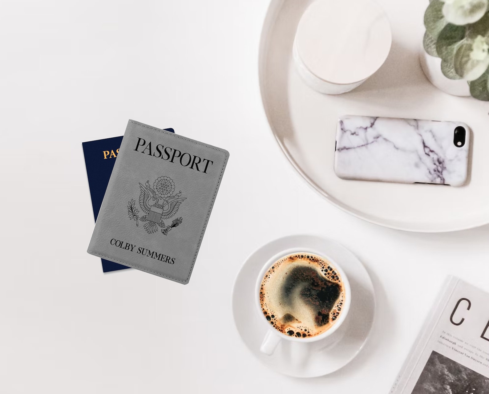 Groomsmen Gift, Personalized Passport Holder, Passport Cover Wallet ...