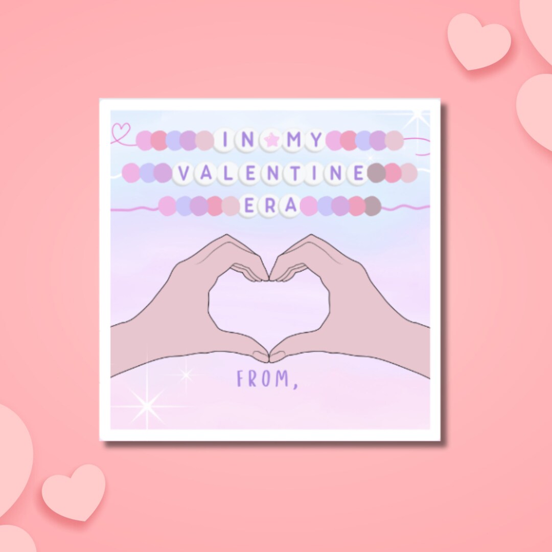 Printable Valentine's Day Tag, Valentine's Taylor Swift Tag, in My ...