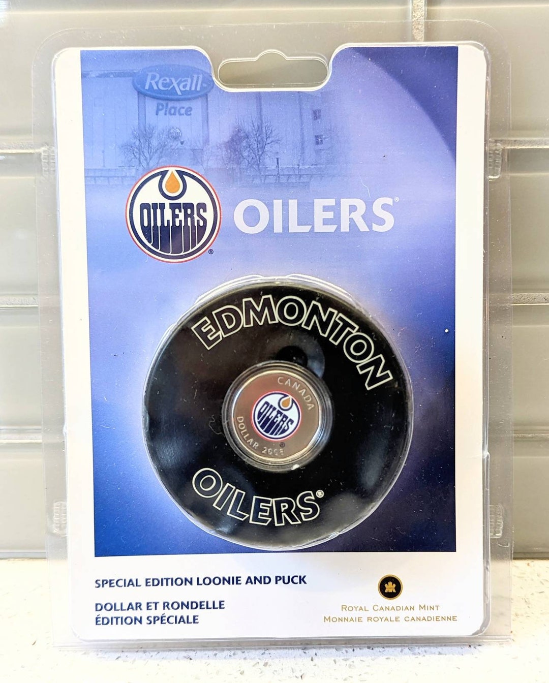 2008 Special Edition Lonnie and Puck Edmonton Oilers Collectable Hockey ...