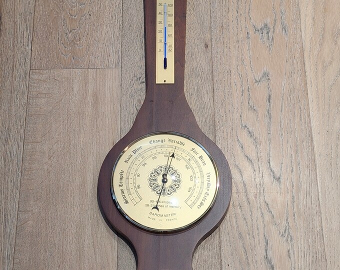 Vintage Precision Thermometer, Barometer and Hydrometer / Made in ...