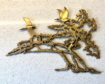 Brass Wall Art | Etsy