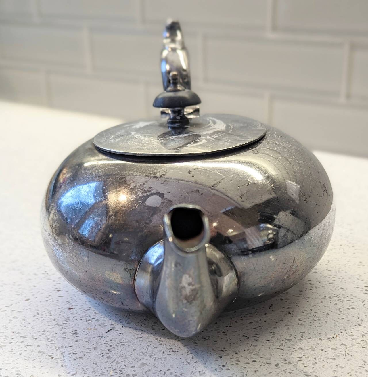 Vintage 32oz M & Co EPBM Teapot / Electroplated Britannia - Etsy